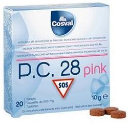 Cosval P.C. 28 Pink 20 Tavolette Integratore per i Disturbi del Ciclo