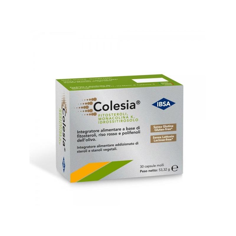 Ibsa Colesia Soft Gel 30 Capsule Integratore per il Colesterolo | Alpifarma